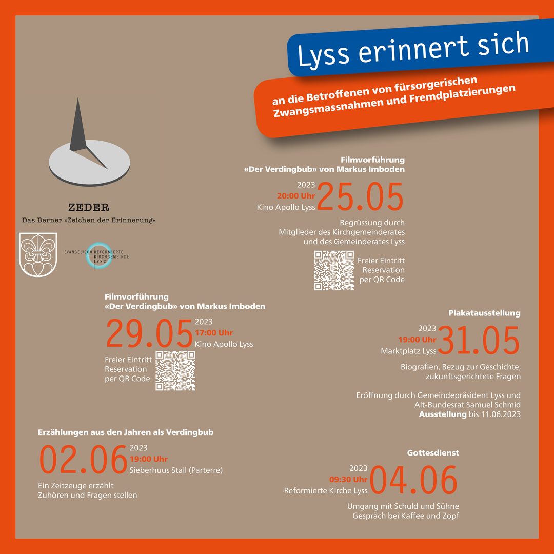 Gemeinde Lyss » Zeder - Zeichen der Erinnerung